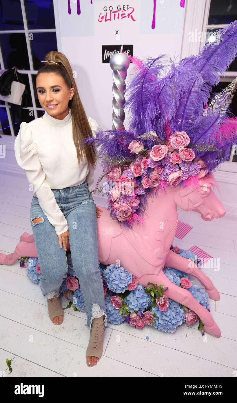 Dani Dyer at the Impulse Body Mist launch. The event celebrated the new ...