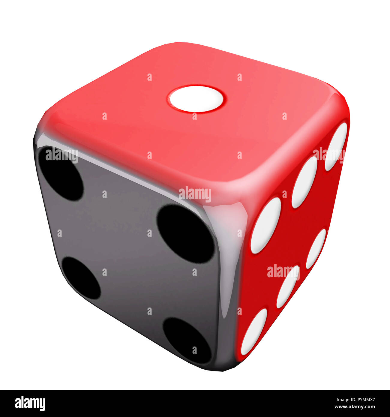 Rolled dice Cut Out Stock Images & Pictures - Alamy