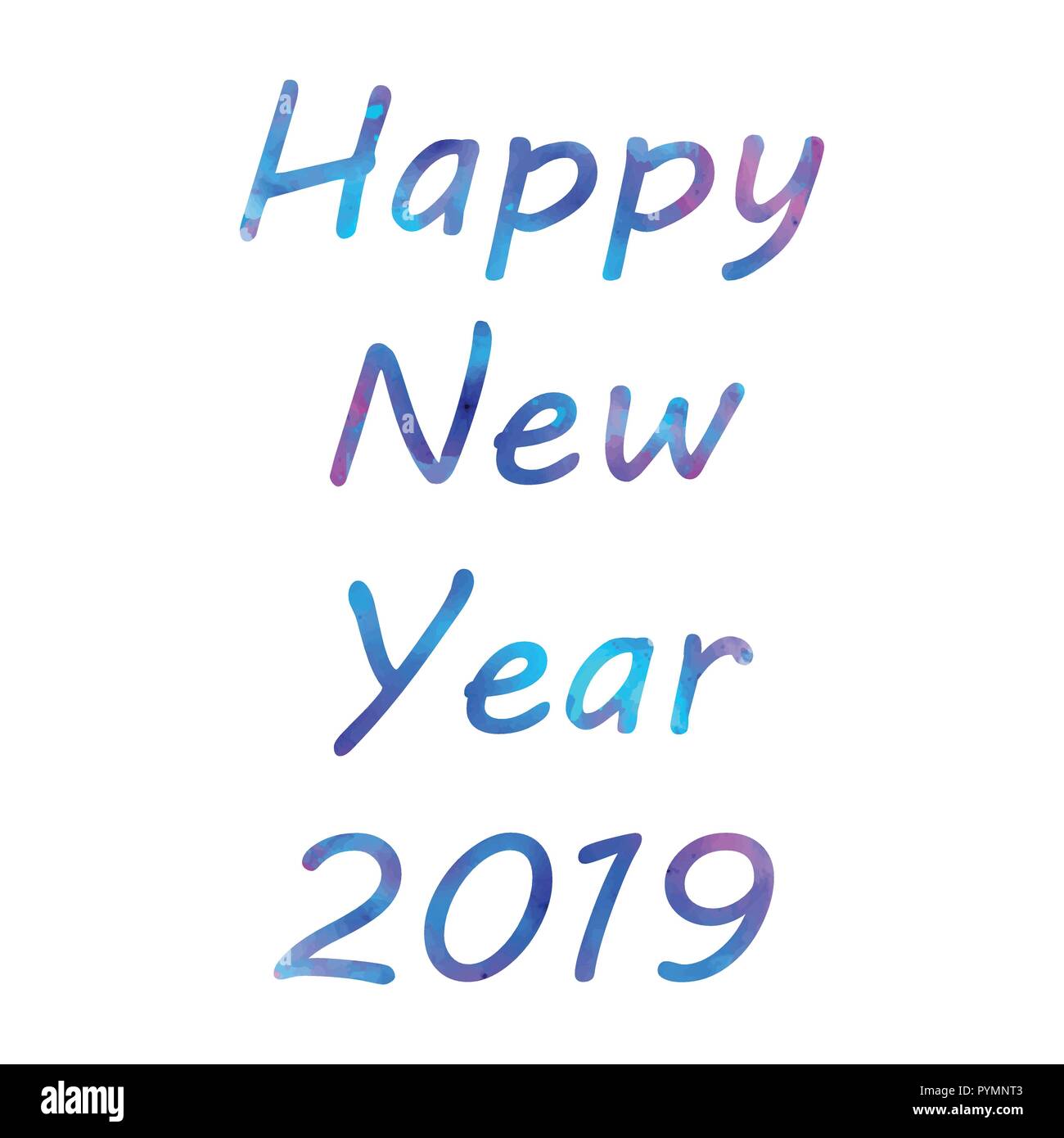 New year 2019 calligraphy Cut Out Stock Images & Pictures - Alamy