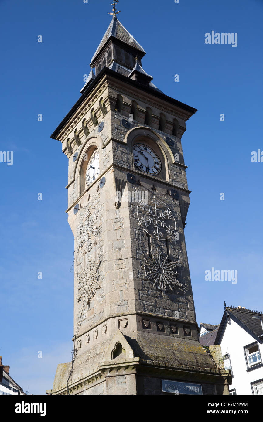 Knighton clock tower hi-res stock photography and images - Alamy