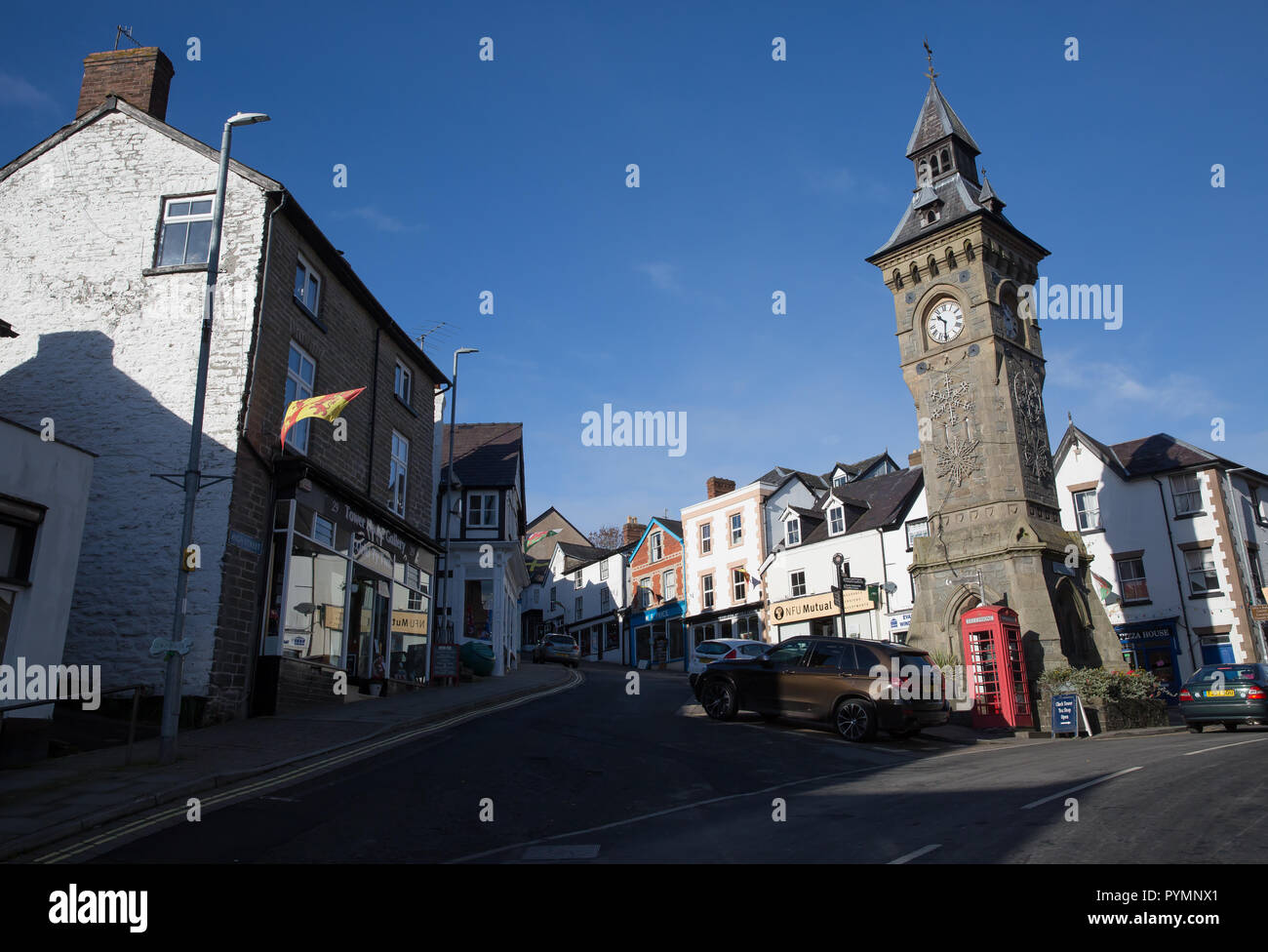 Knighton clock tower hi-res stock photography and images - Alamy