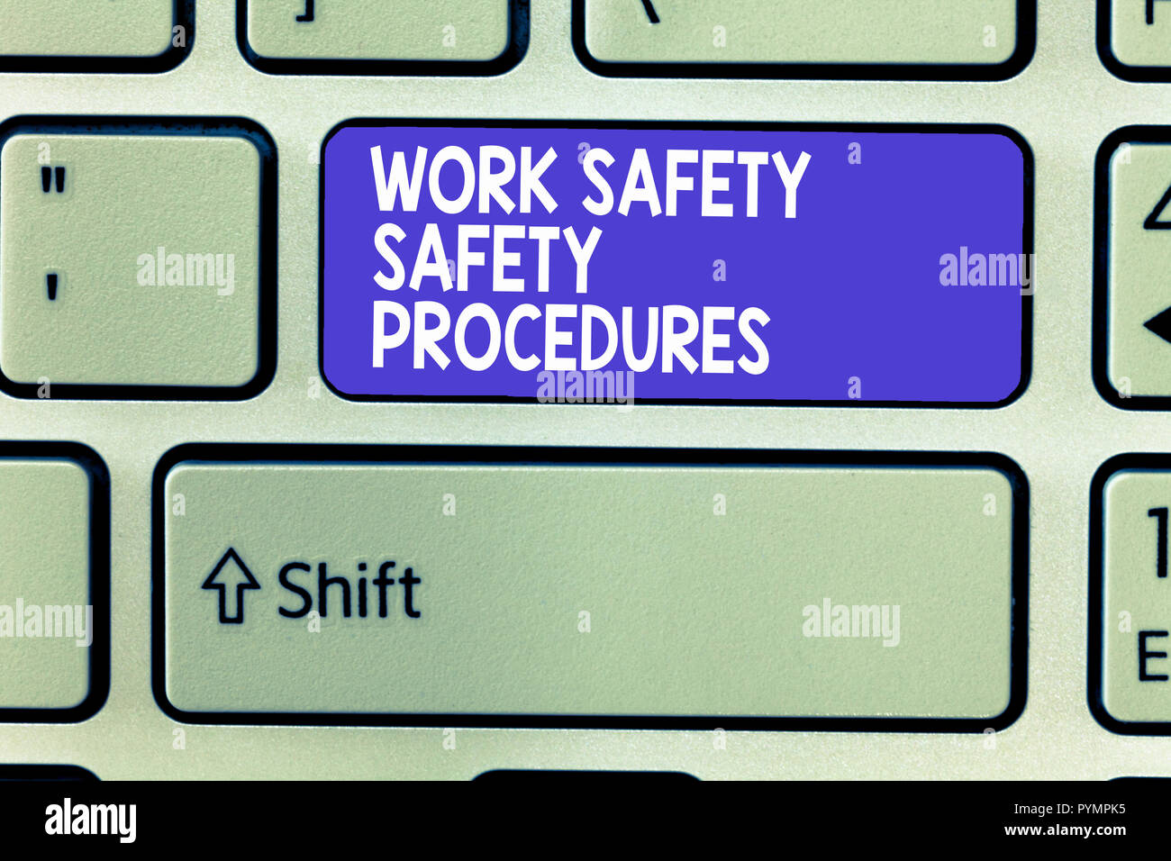 Word writing text Work Safety Safety Procedures. Business concept for ...