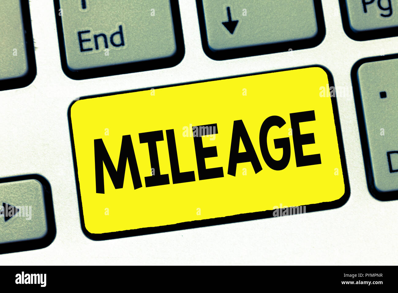 Word writing text Mileage. Business concept for Number of miles ...