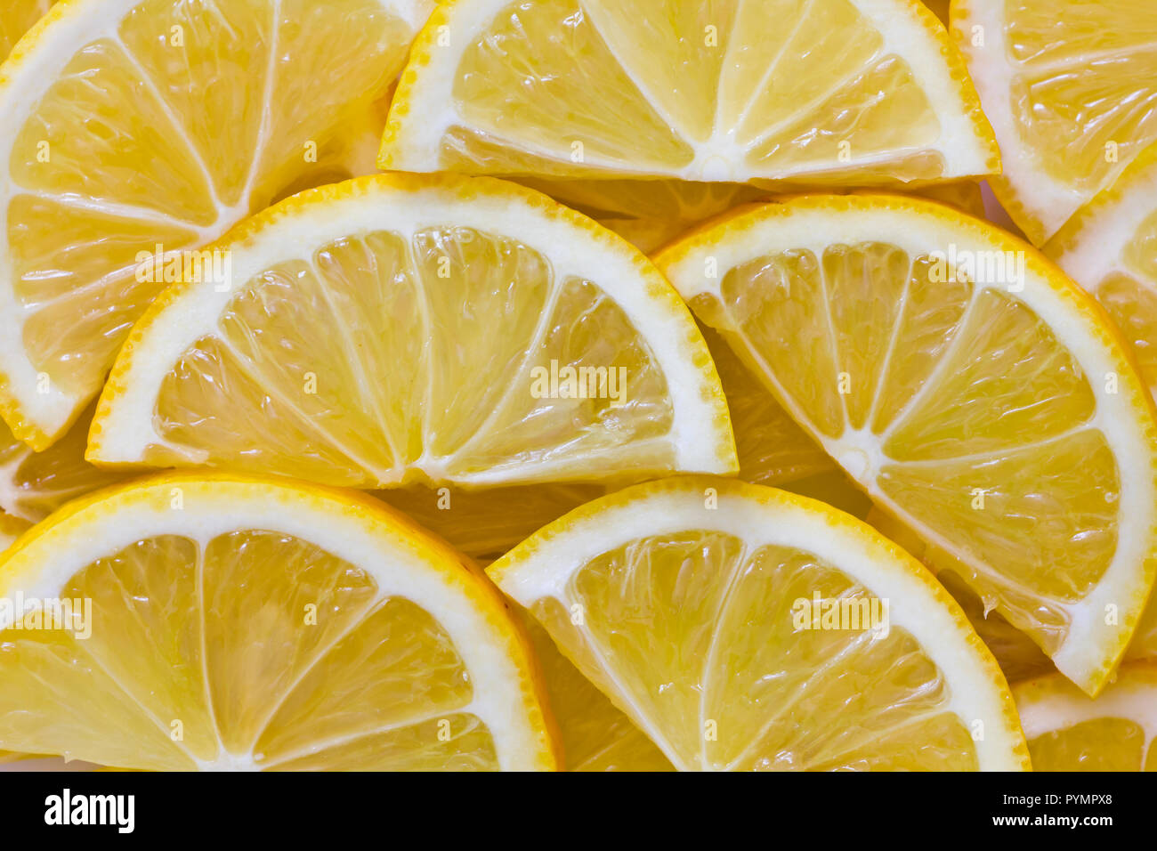 Lemon slice background Stock Photo - Alamy