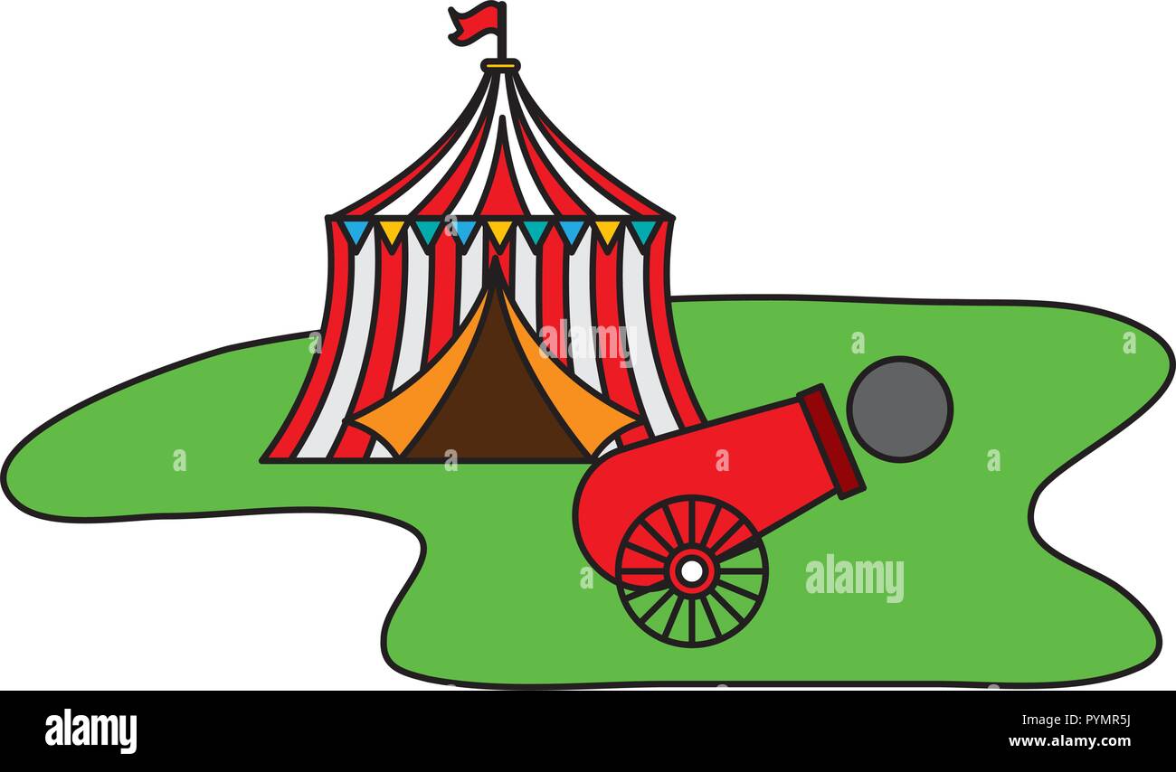 Carnival fair booth set Stock Vector Images - Alamy