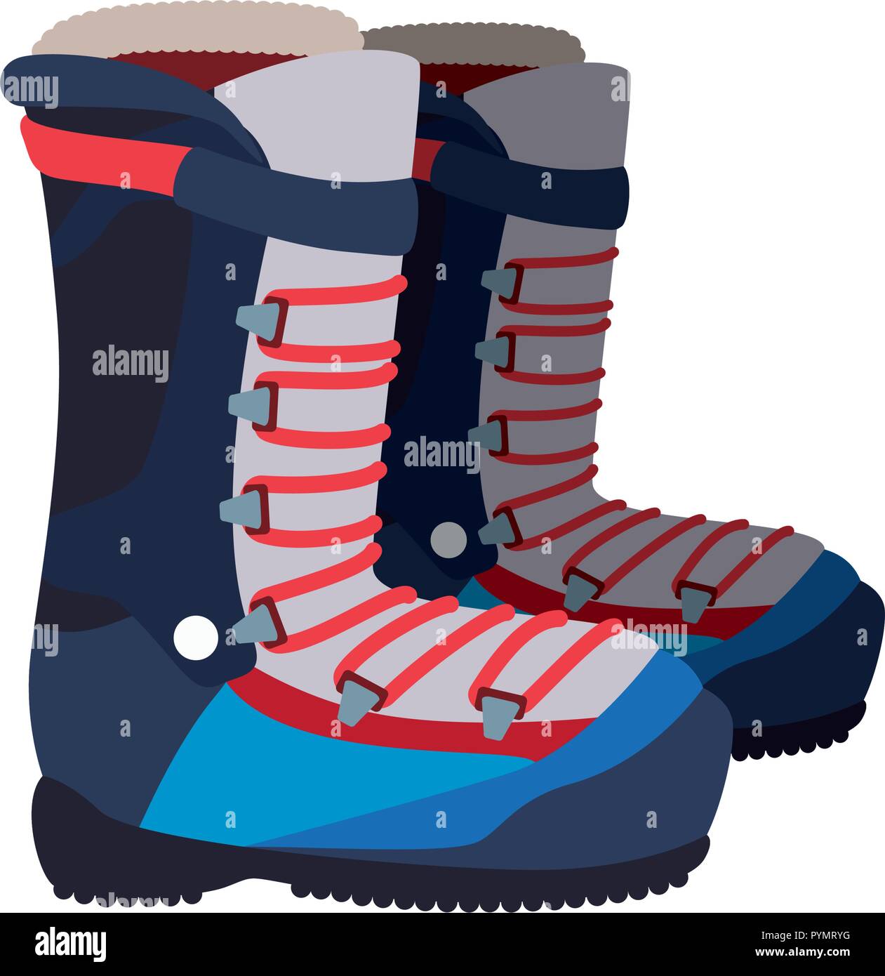 Snowboard shoes Stock Vector Images - Alamy