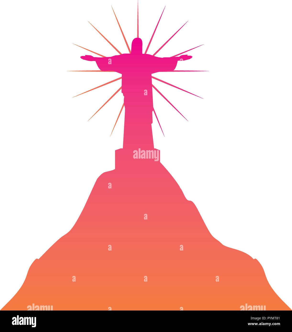 Statue de cristo re Stock Vector Images - Alamy