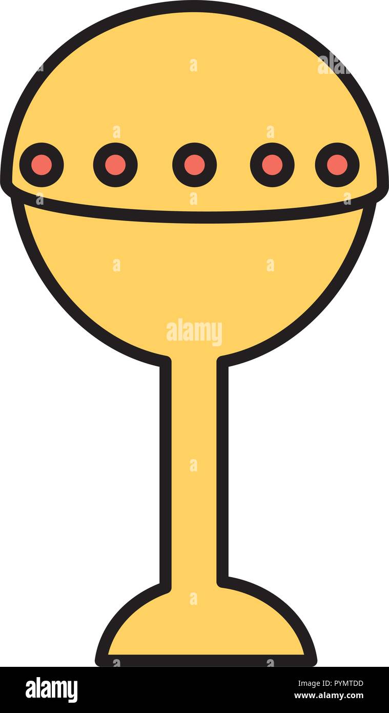 gold cup treasure on white background Stock Vector Image & Art - Alamy