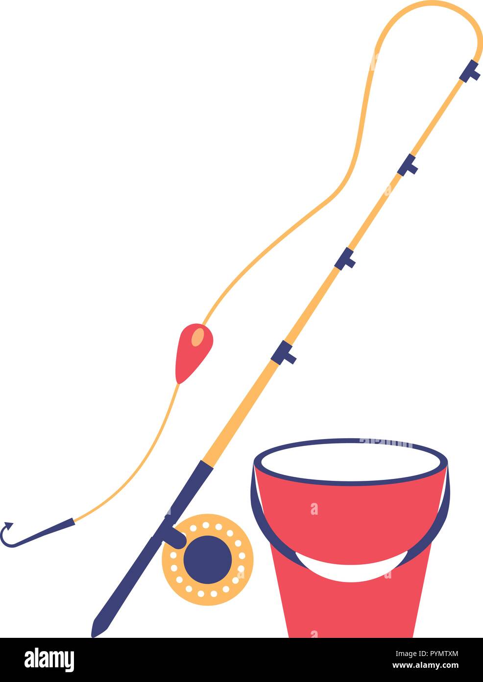 Bait bucket Stock Vector Images - Alamy