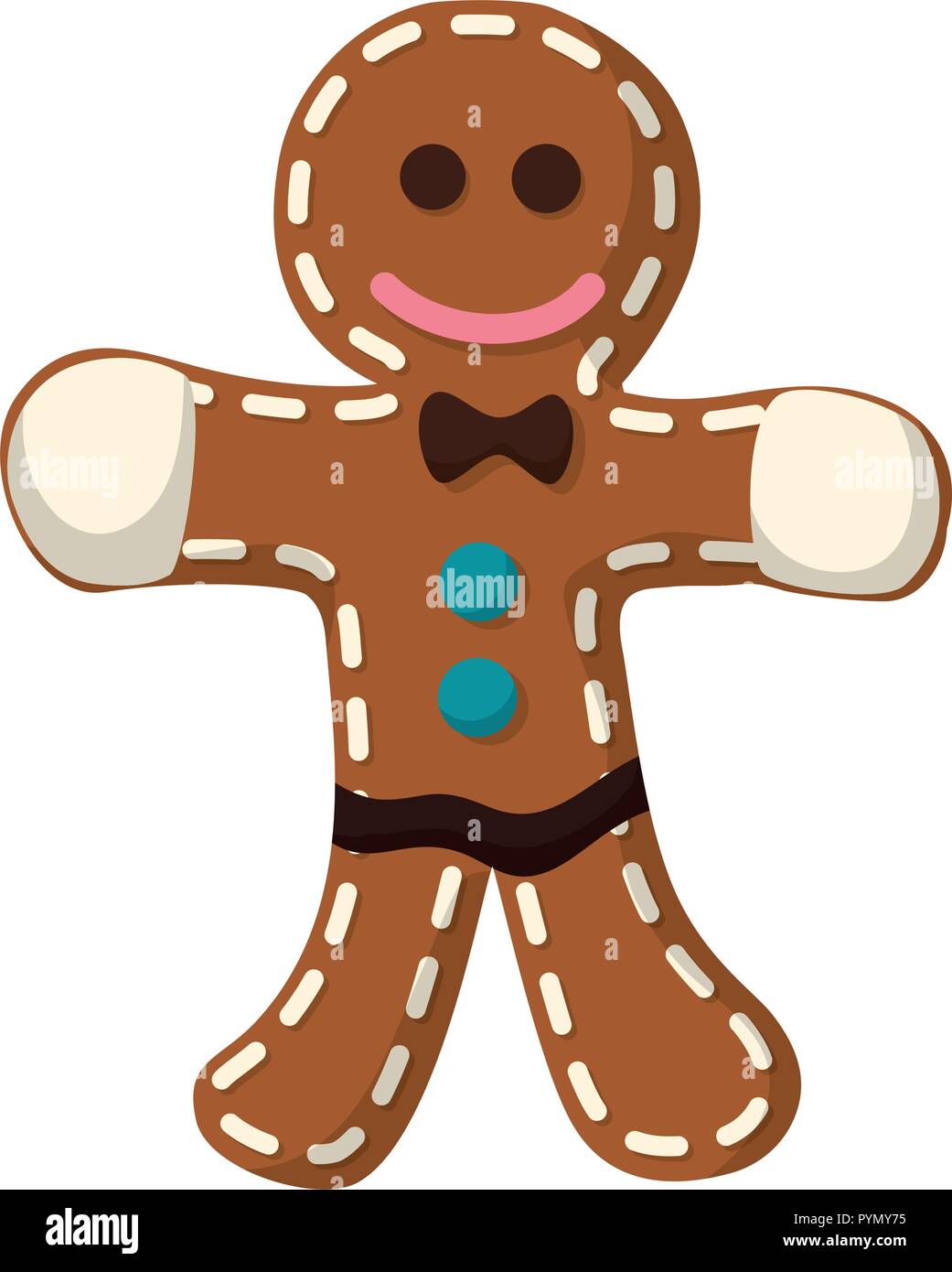 sweet ginger cookie icon vector illustration design Stock Vector Image ...