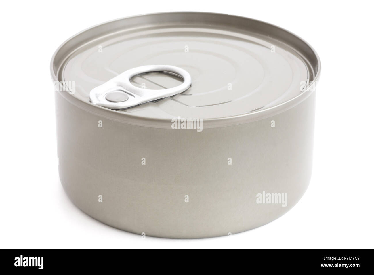 Closed can with pull ring. Space for label Stock Photo - Alamy
