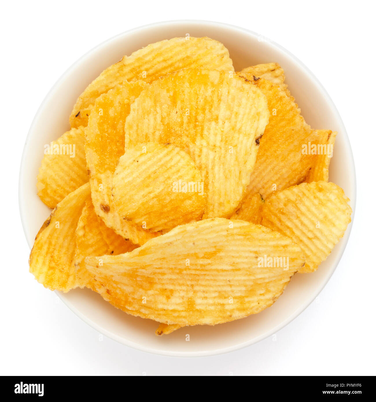 Crinkle cut crisps bowl hi-res stock photography and images - Alamy