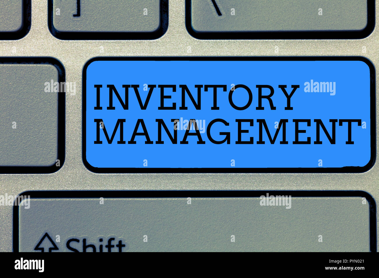 Text sign showing Inventory Management. Conceptual photo Overseeing ...