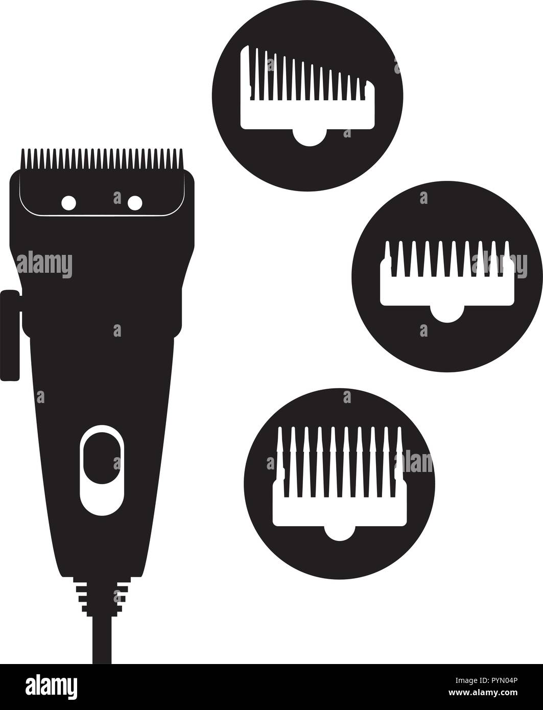 Barber Tools Vector Illustration High Resolution Stock Photography and ...