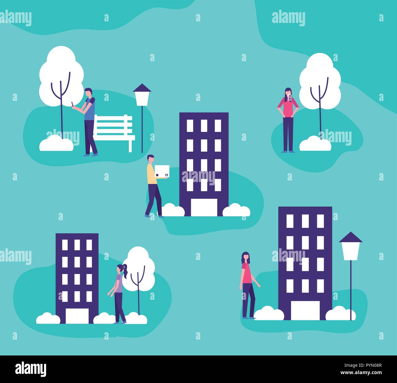 community people activity Stock Vector Image & Art - Alamy