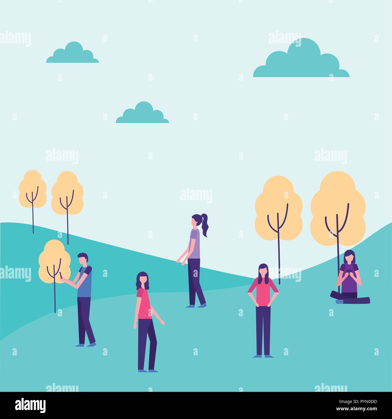 community people activity Stock Vector Image & Art - Alamy