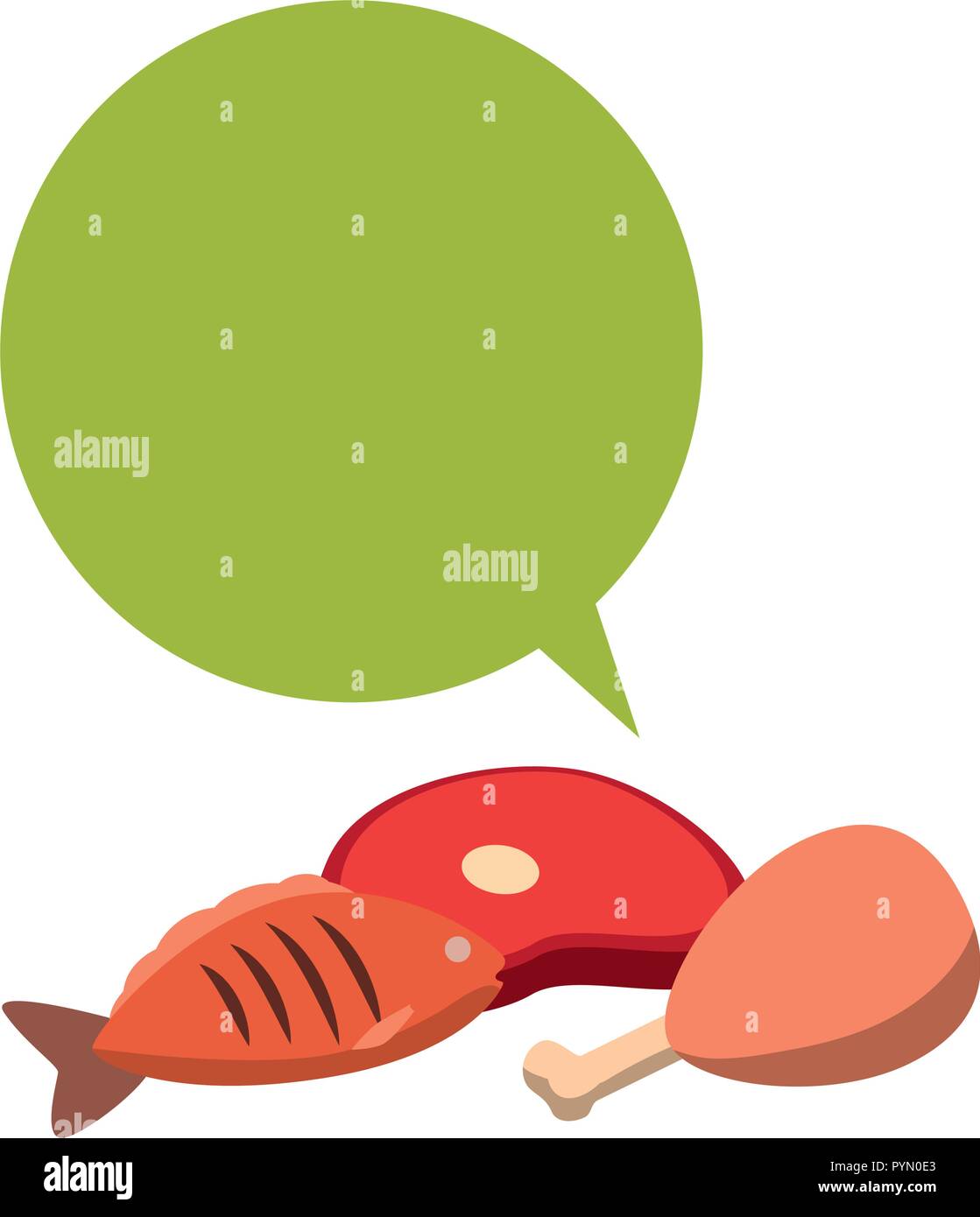 Butcher fresh fish Stock Vector Images - Alamy