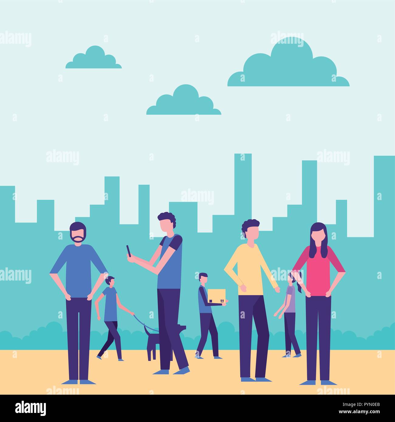 community people activity Stock Vector Image & Art - Alamy