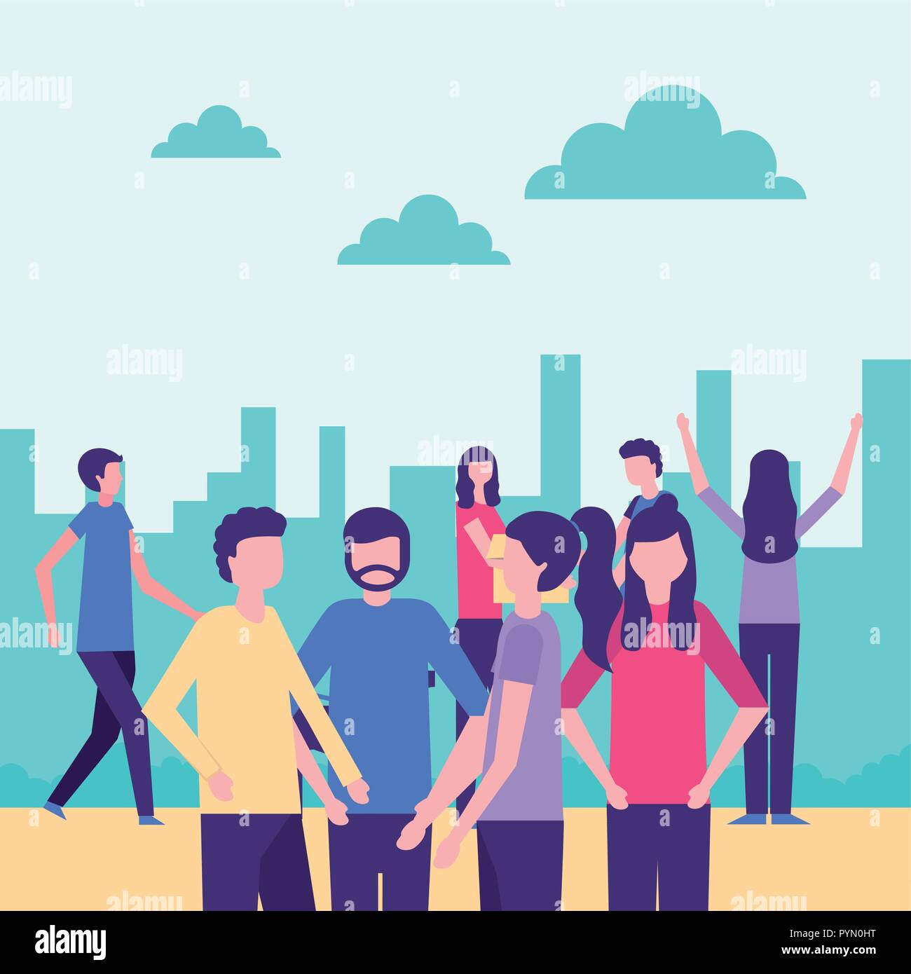 community people activity Stock Vector Image & Art - Alamy