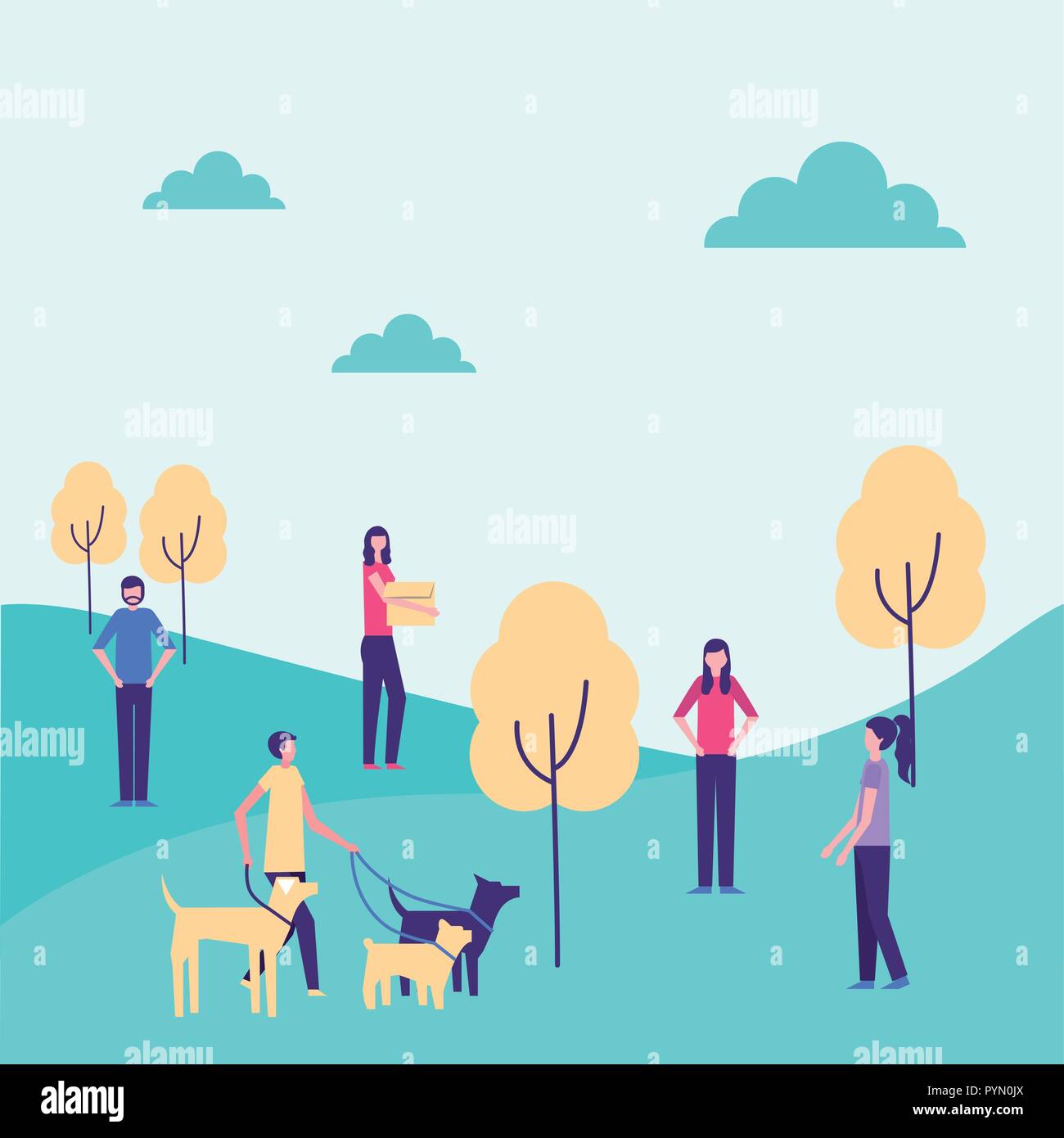 community people activity Stock Vector Image & Art - Alamy
