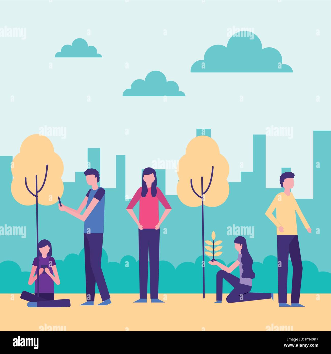 community people activity Stock Vector Image & Art - Alamy