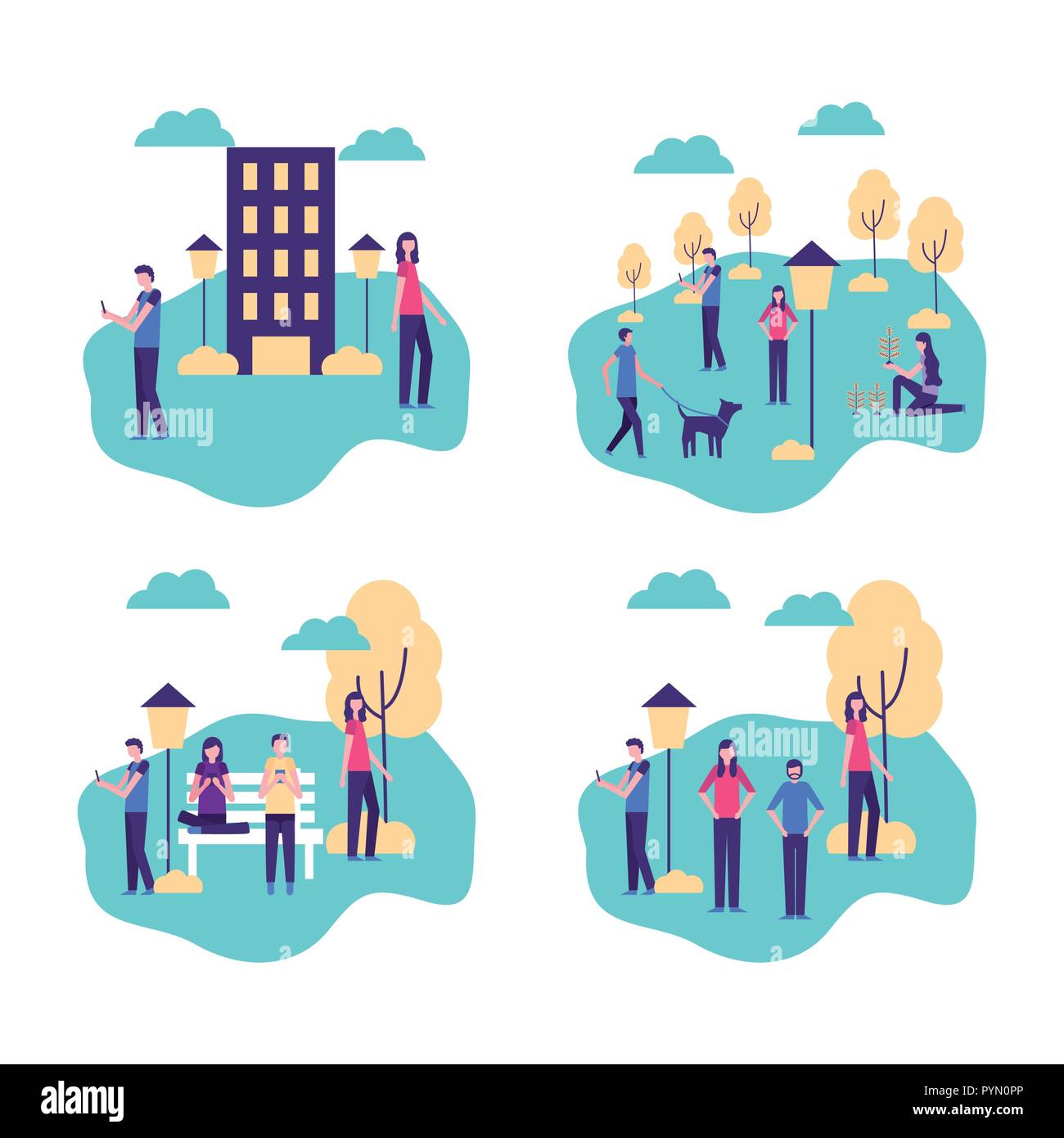 community people activity Stock Vector Image & Art - Alamy
