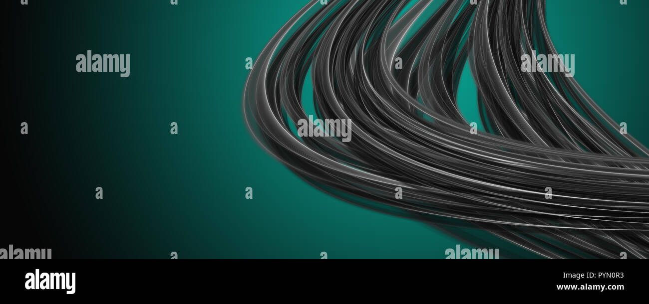 Abstract elegant wave panorama design with space for your text Stock ...
