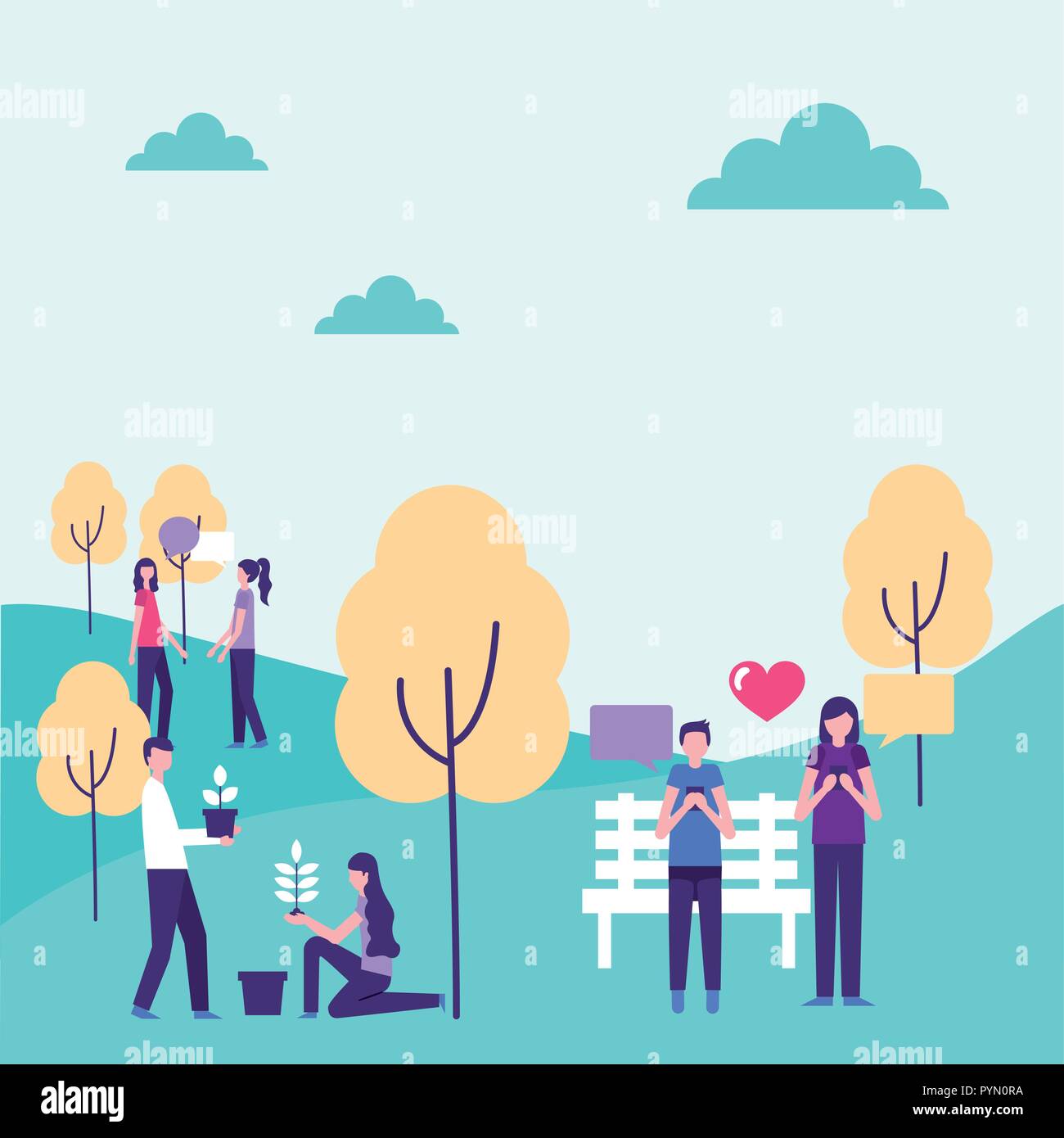 community people activity Stock Vector Image & Art - Alamy