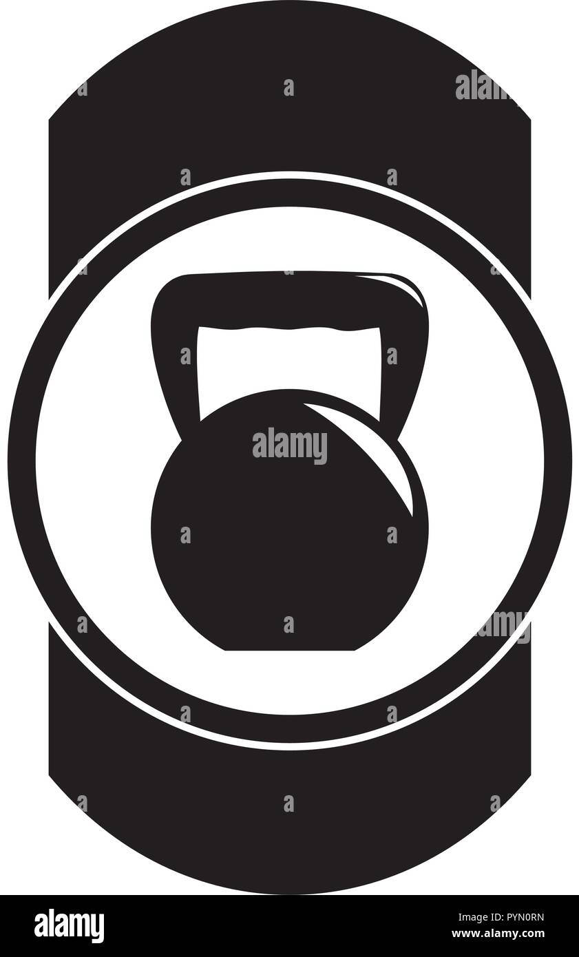 weight lifting dumbbell sport fitness vector illustration design Stock ...