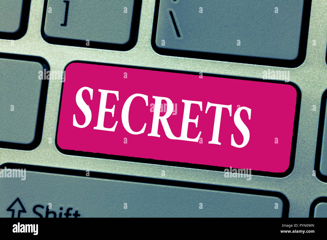 Word writing text Secrets. Business concept for Kept unknown by others ...