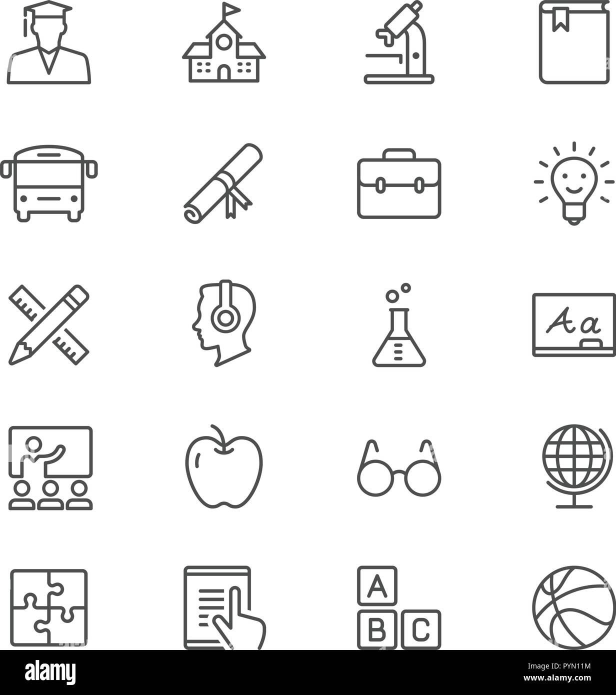 Education headphone Stock Vector Images - Alamy