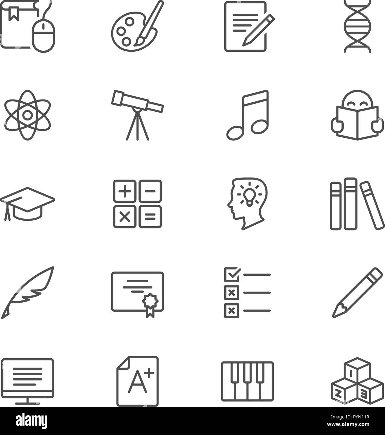 Diploma musical Stock Vector Images - Alamy