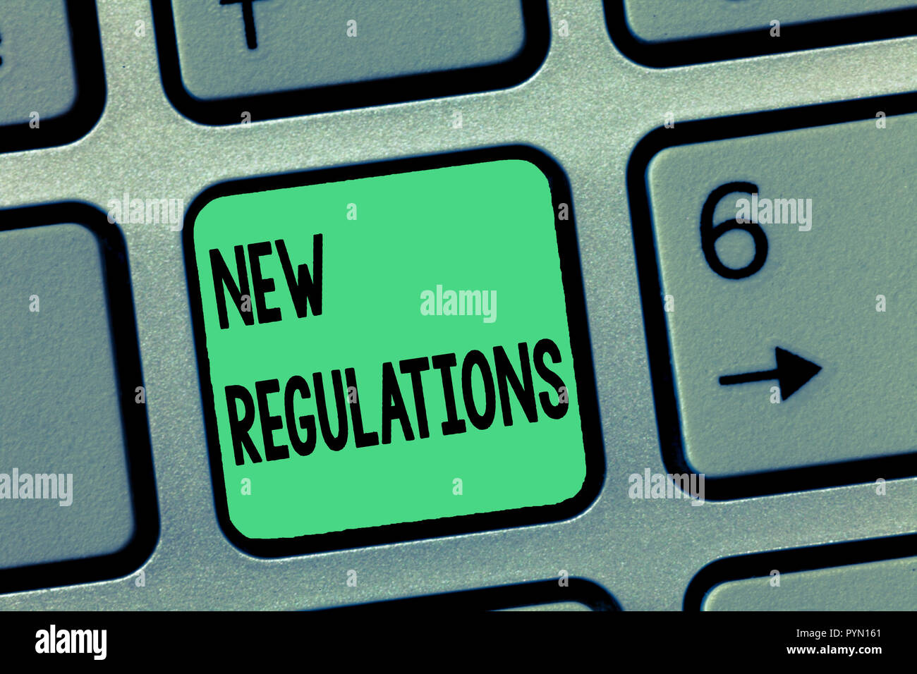 Word writing text New Regulations. Business concept for Regulation ...