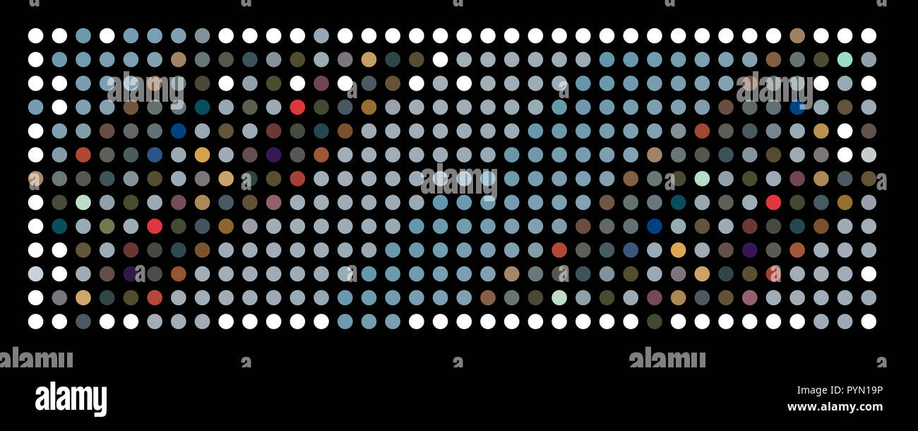 Abstract modern dot panorama design background illustration Stock Photo ...