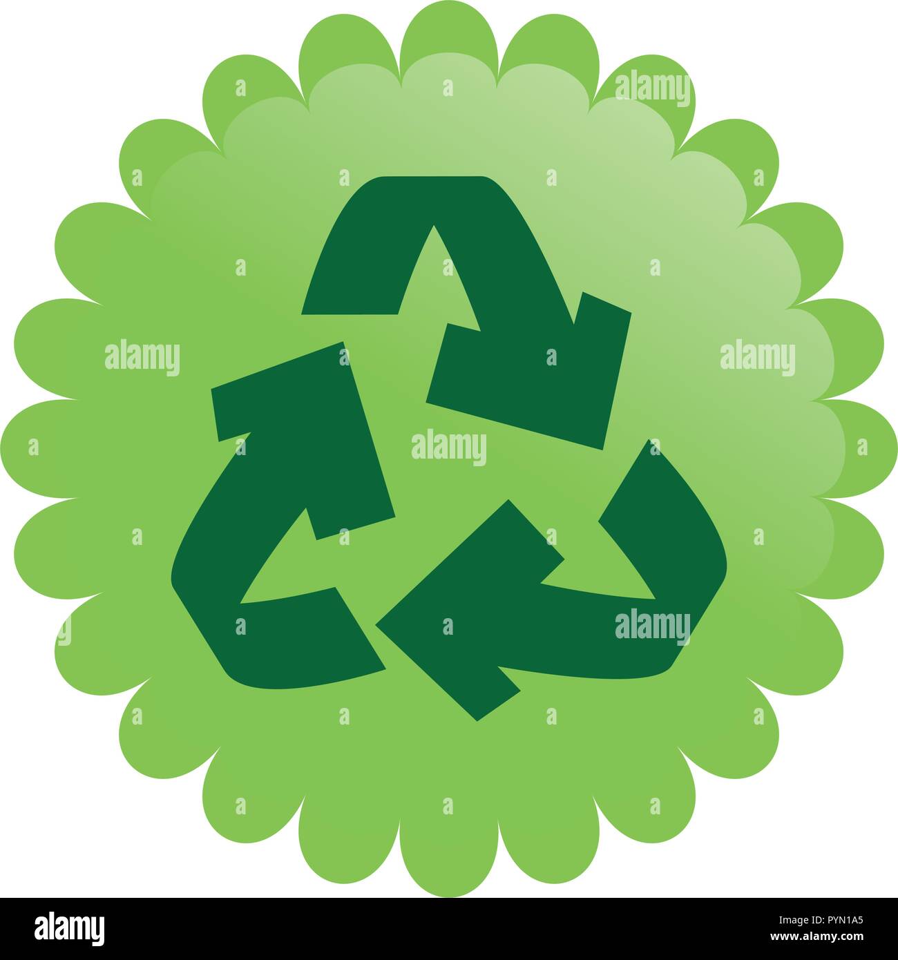 recycle arrows symbol icon vector illustration design Stock Vector ...