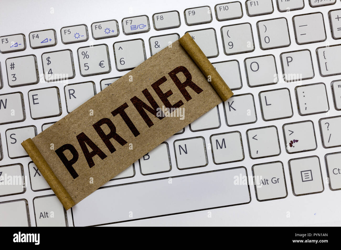 Handwriting text writing Partner. Concept meaning People engaged ...