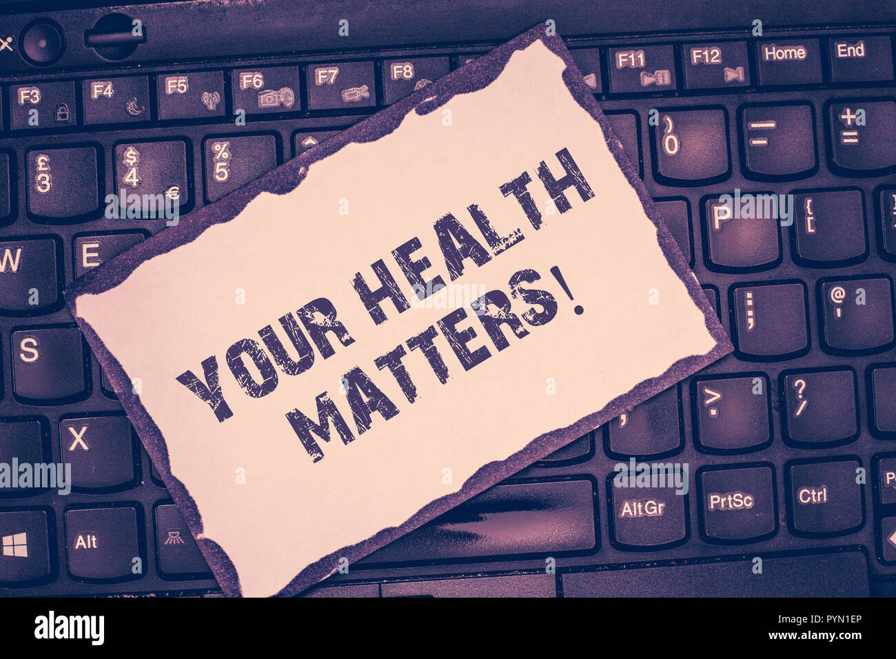 Conceptual hand writing showing Your Health Matters. Business photo ...