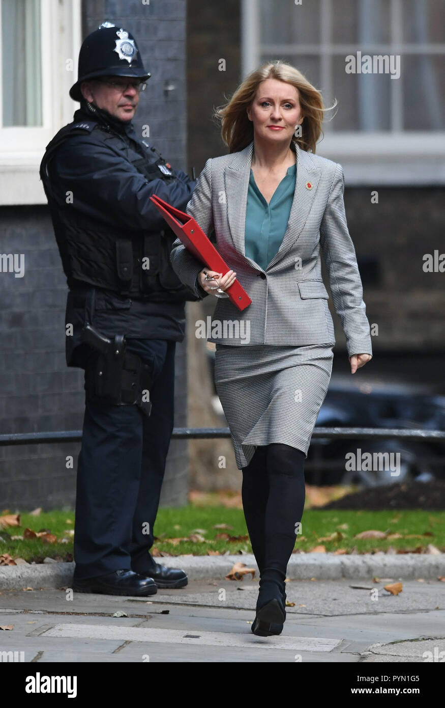 Works and pensions secretary esther mcvey arrives in downing street hi ...