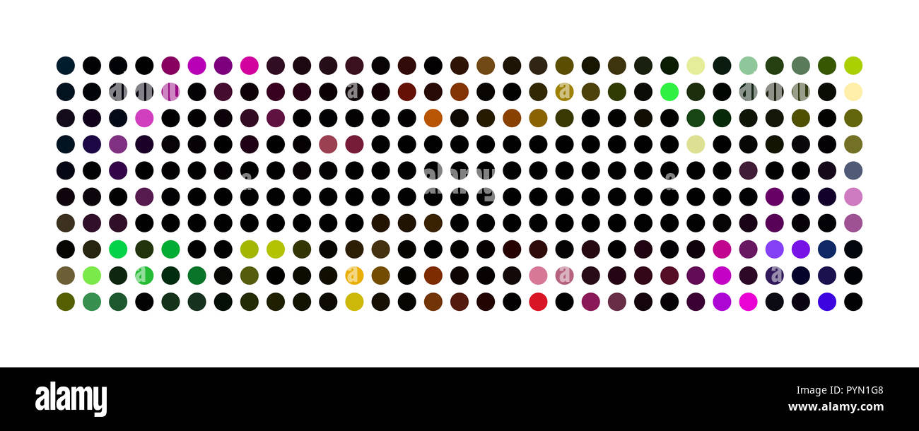 Gradient green dots background Cut Out Stock Images & Pictures - Alamy