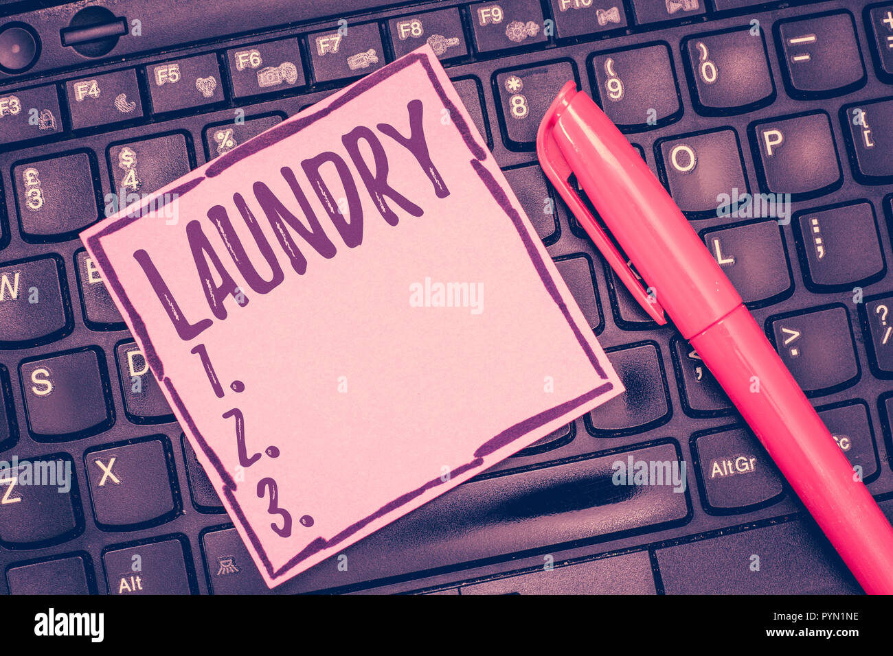 Dirty laundry word hi-res stock photography and images - Alamy