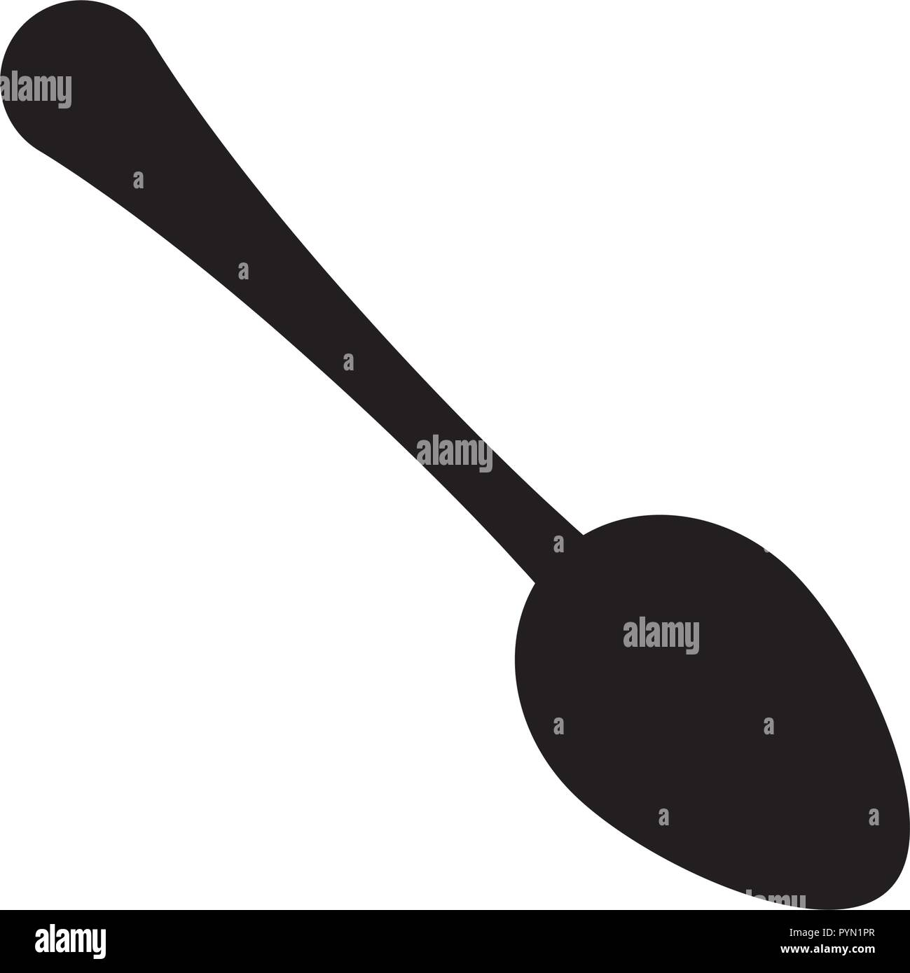 spoon cutlery isolated icon vector illustration design Stock Vector ...