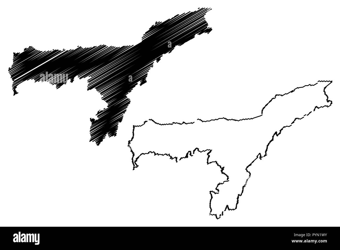 Assam (States and union territories of India, Federated states ...