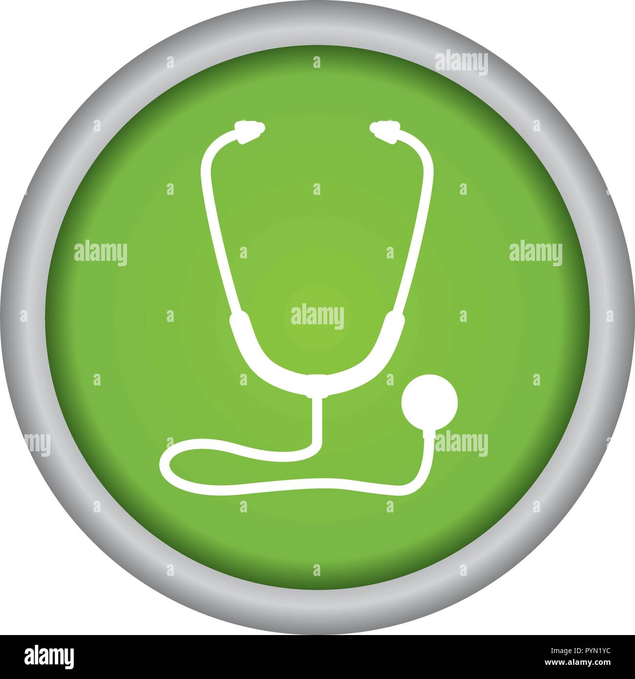 stethoscope medical isolated icon vector illustration design Stock ...