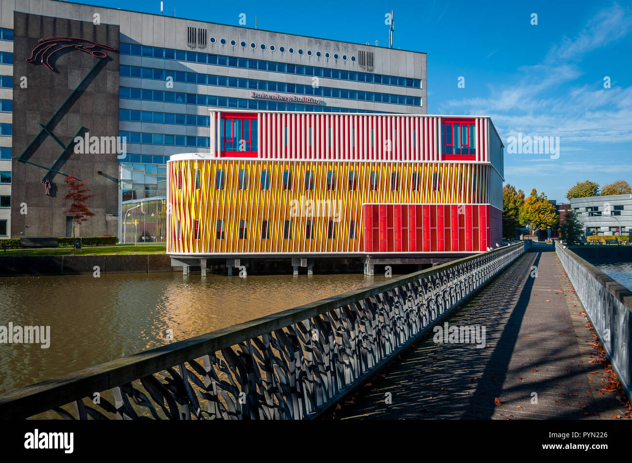 groningen, NETHERLANDS - October 14, 2018: the University in Groningen ...