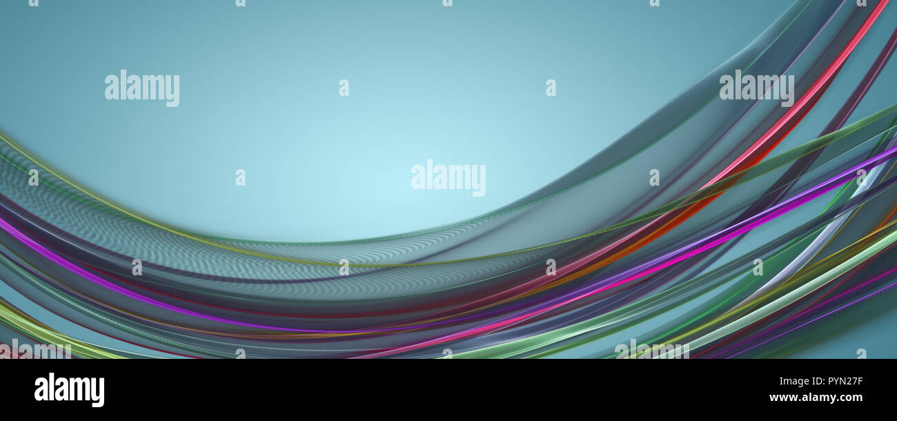 Abstract elegant wave panorama design with space for your text Stock ...