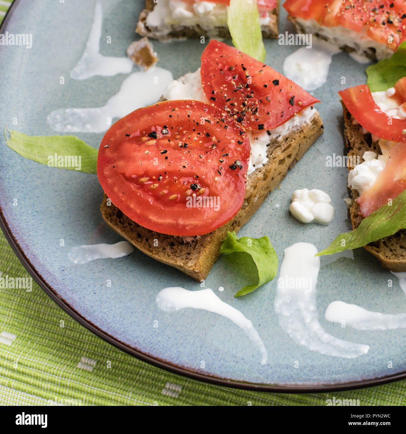 Healthy meal (breakfast, brunch, lunch, supper, dinner) - slice of ...