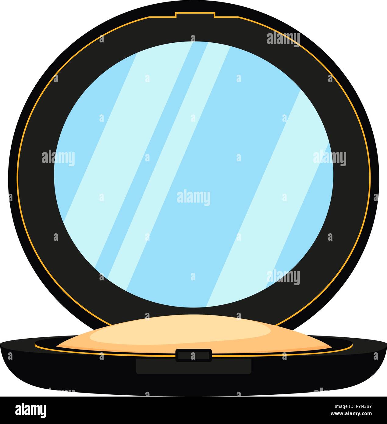 Beauty face powder Stock Vector Images - Alamy