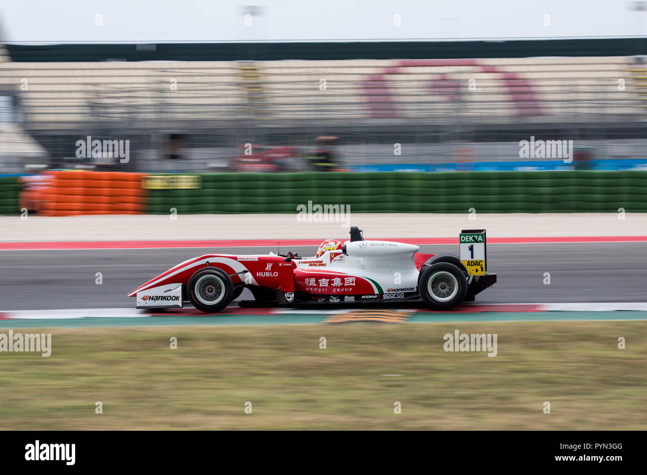 Misano Adriatico, Italy - August 25, 2018: A Dallara F317 – Mercedes ...