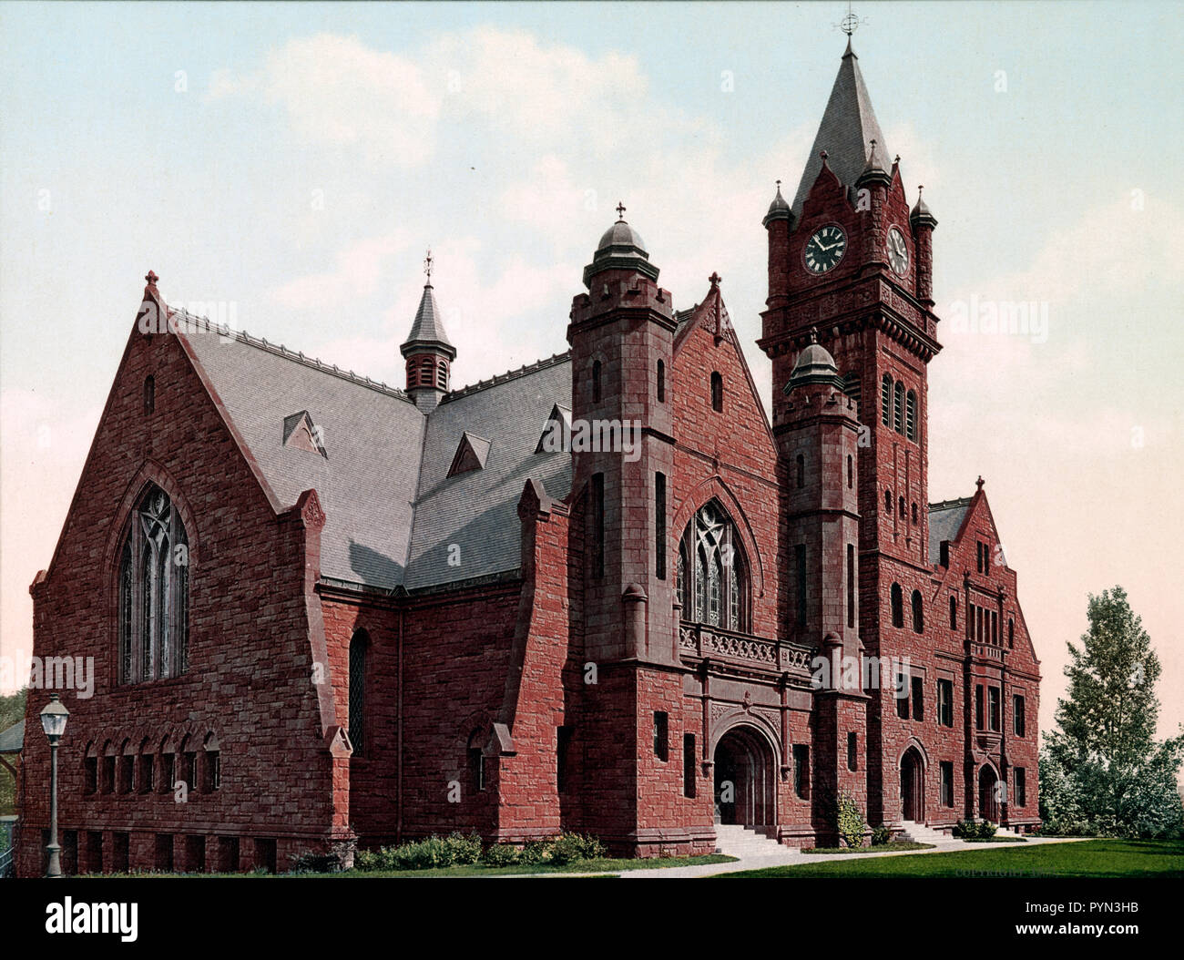 Mt. Holyoke College, South Hadley ca. 1900 Stock Photo - Alamy