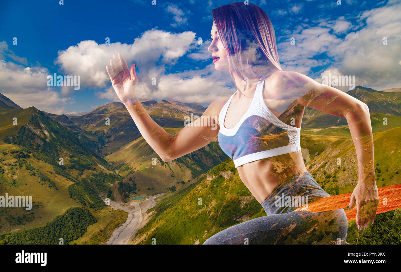 Multiple exposure sport hi-res stock photography and images - Alamy